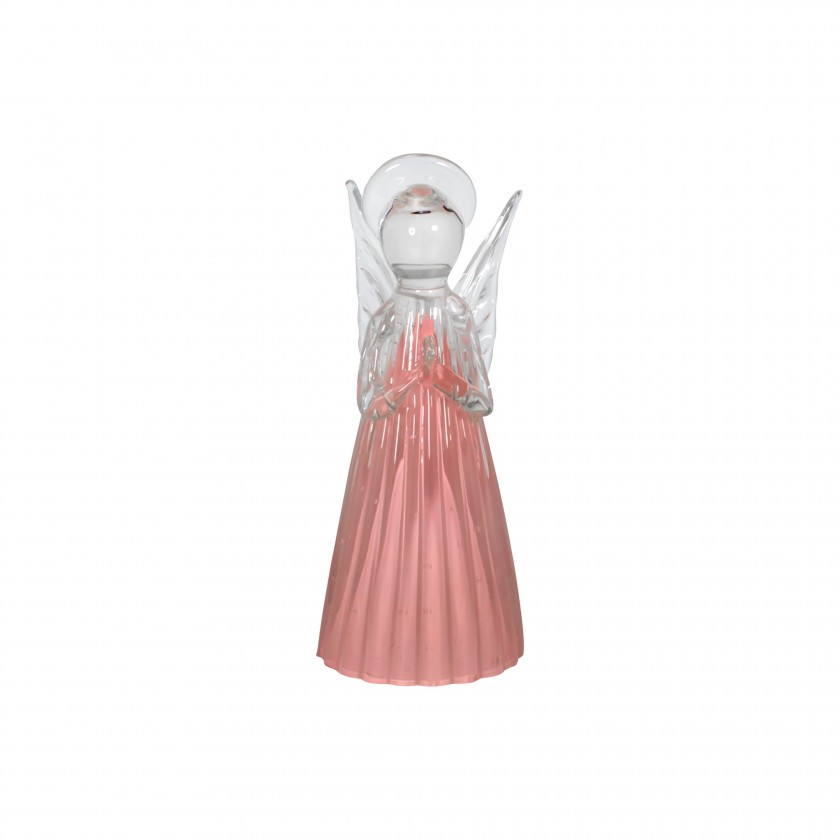 Imagem Murano Anjo Ariel Anjo Murano Ariel Quartzo Perola