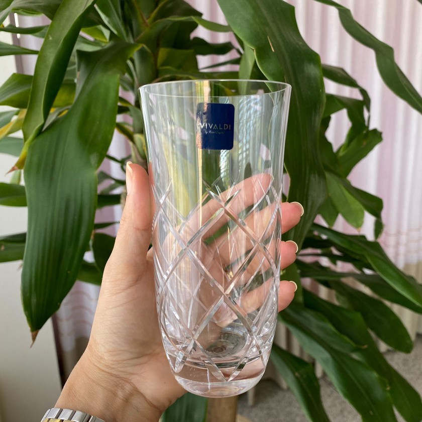 Copo Cristal Lapidado Long Drink Vivaldi Sonata 33 Copo Cristal Lapid ...