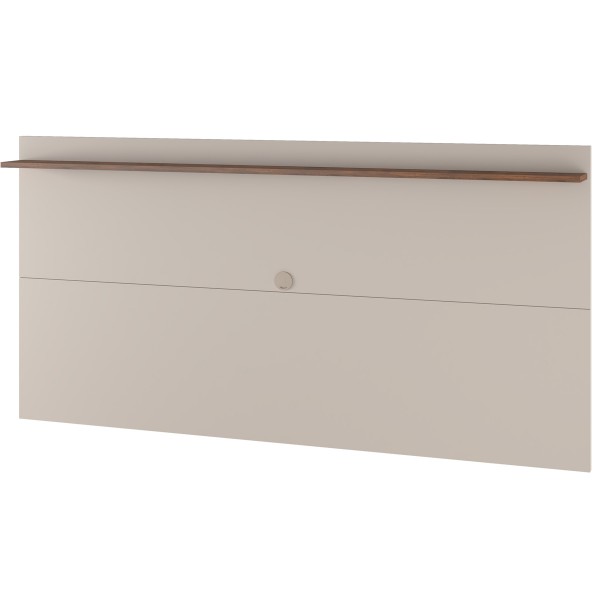 Painel para TV Até 50 Polegadas Jhon Off White/Seda - Viero Móveis