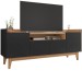 Rack para TV Até 60 Polegadas Adria 4 Portas Preto/Noce - Casa D