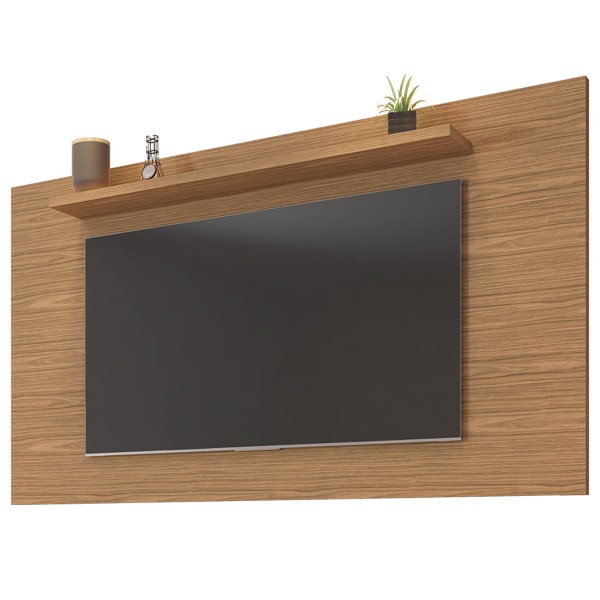 Painel para TV Até 60 Polegadas Esmeralda 1 Prateleira Noce - Casa D