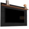 Painel para TV Até 70 Polegadas Vivare New 1 Prateleira Black/Freijo ...
