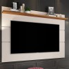 Painel para TV Até 50 Polegadas Vivare New 1 Prateleira Off White ...