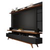 Rack com Painel para TV Até 72 Polegadas Vivare Wood 3 Gavetas Black ...
