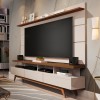 Rack com Painel para TV Até 72 Polegadas Vivare Wood 3 Gavetas Off ...