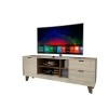 Rack para TV Até 60 Polegadas Oklahoma 1 Porta 2 Gavetas Off White ...
