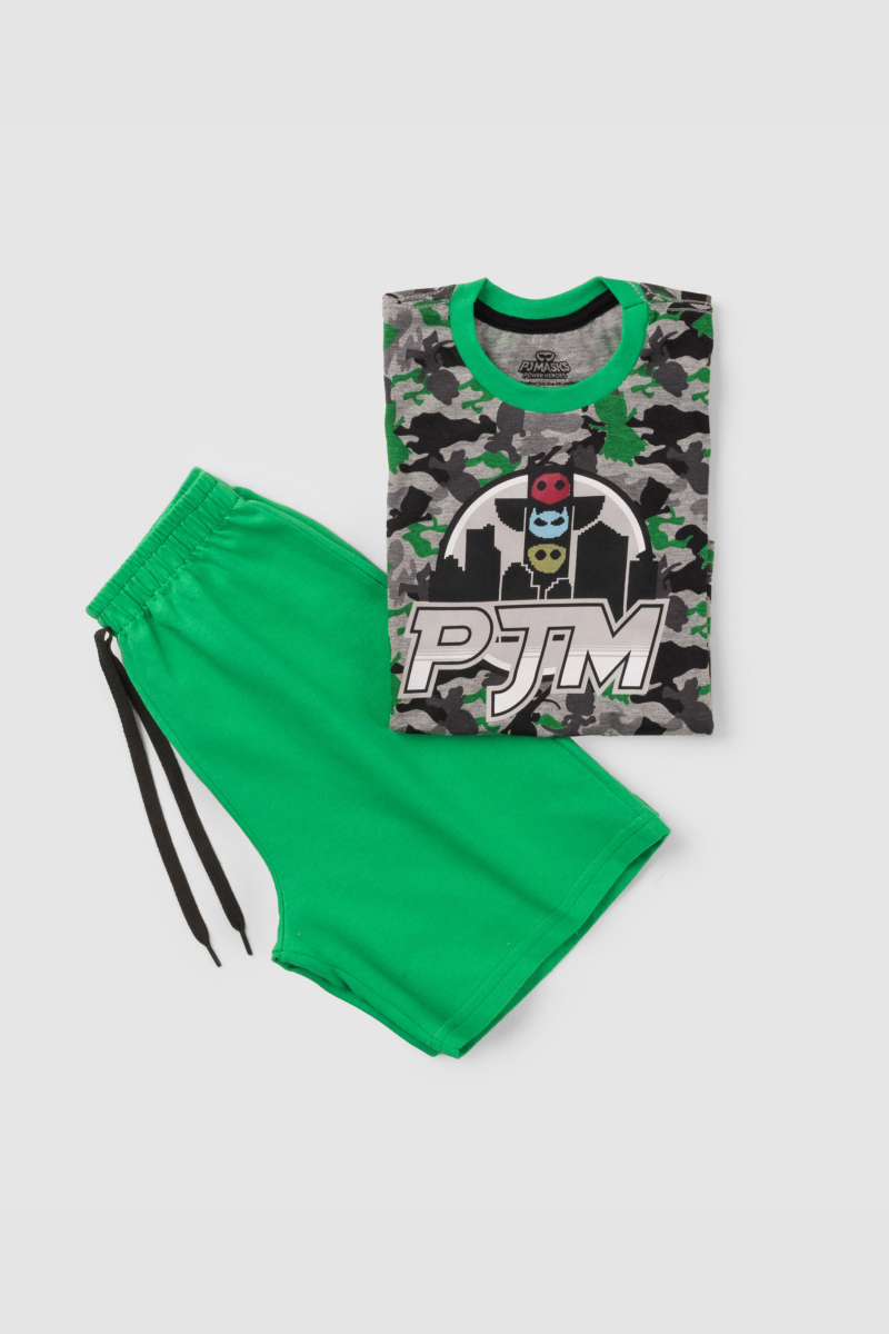 Conjunto Masculino Pjm Aventura - Pj Masks Verde