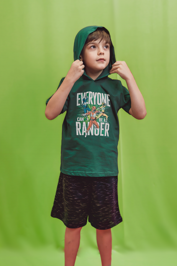 Conjunto Masculino Infantil - Power Rangers Verde