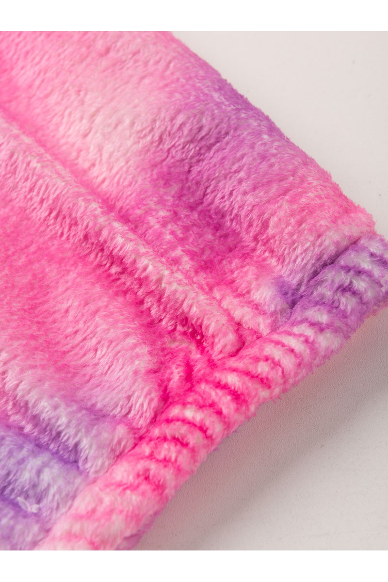 Casaco Feminino Infantil Tie Dye Fofinho Tie Dye